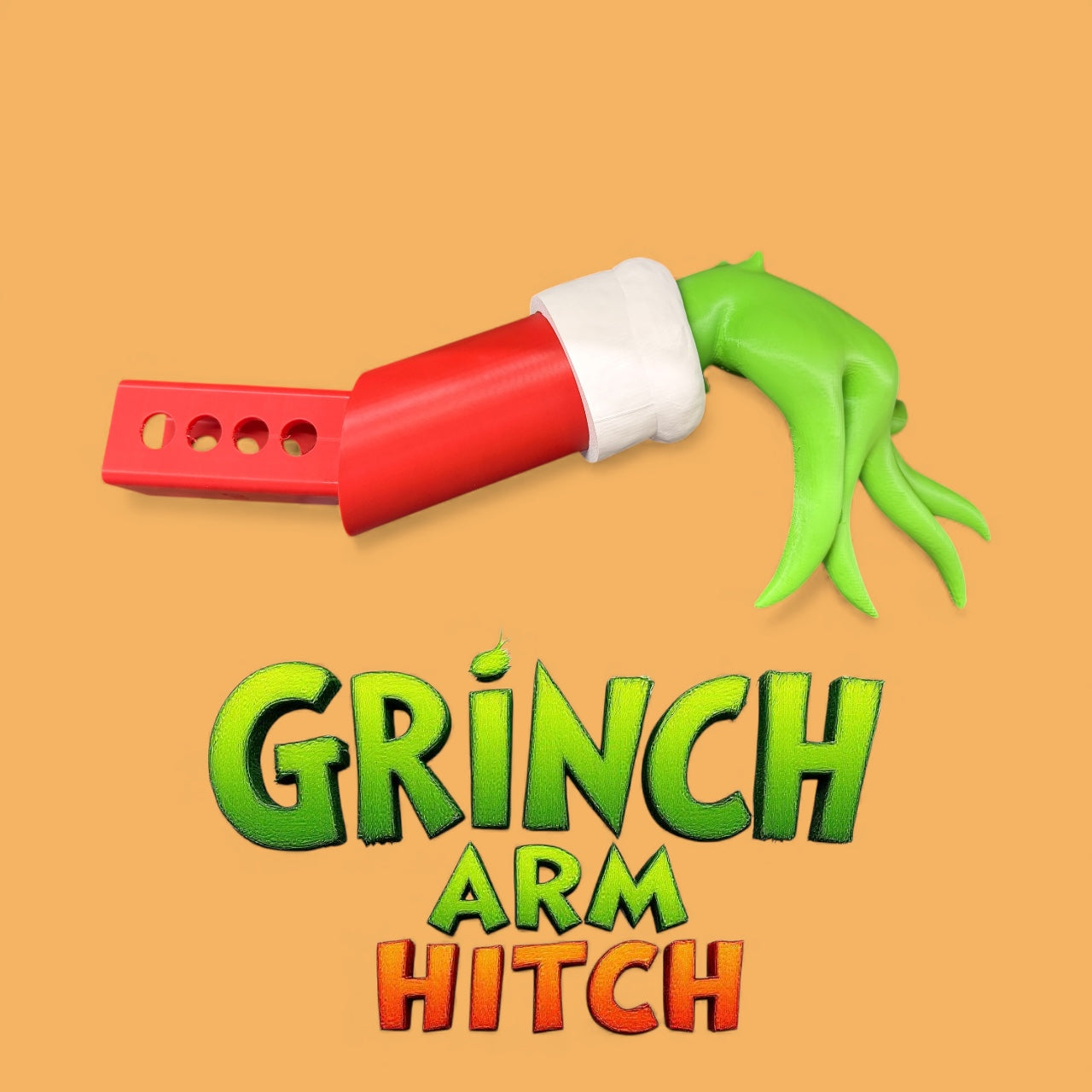 GRINCH hitch arm for CHRISTMAS – NRG CREATIV